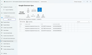 ClassSync.io - Account Management For EDU